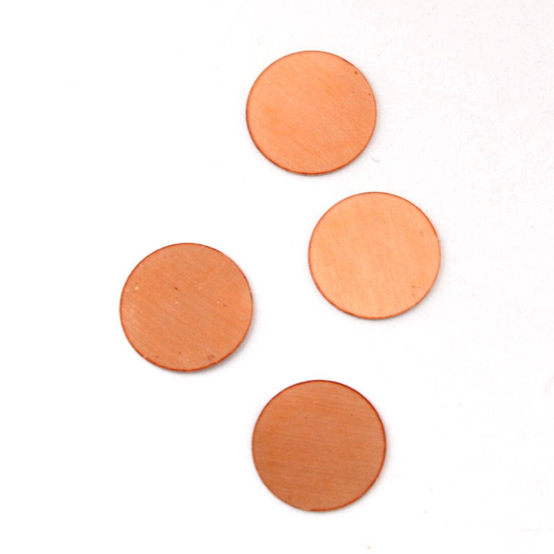 Copper 38 Round Copper Blank - Etsy