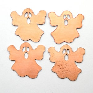 90 Ghost Copper Blank Stamped Enamel Solid Copper Enamel - Etsy
