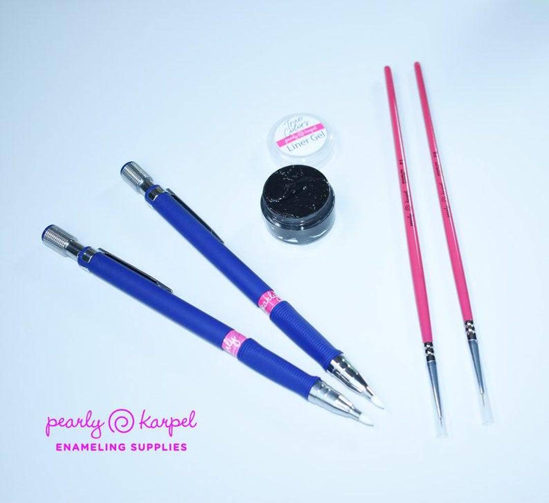 Enamel Painting Kit for Beginners, Beginner Enameling Kit, Complete Set Enameling Supplies ...