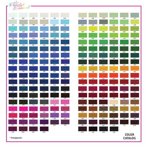 200 Pearly's Enamel Powder Samples Opaque and Transparent - Etsy