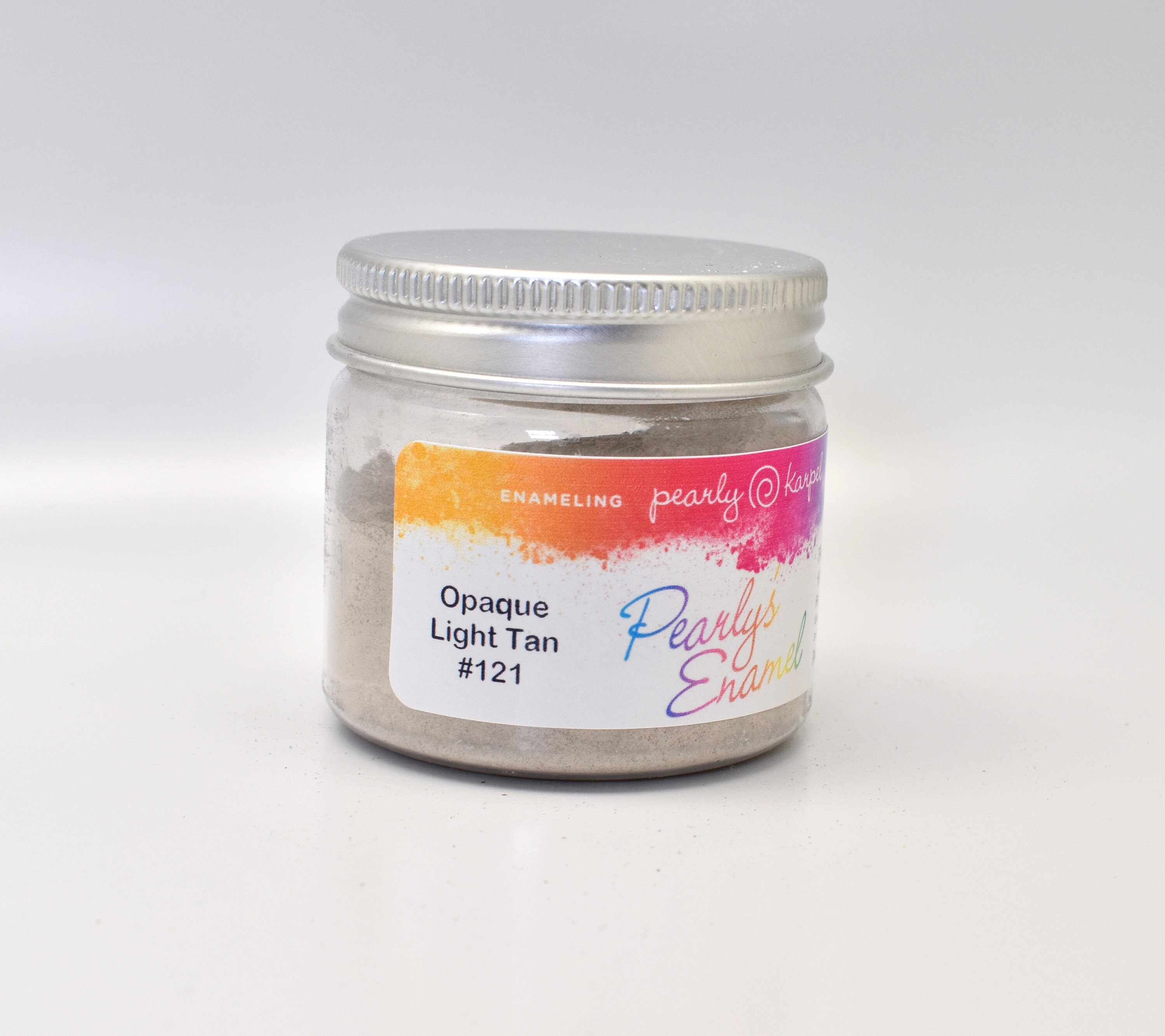 Pearly's Enamel Powder No. 121 Opaque Light Tan 3oz. (85gr.) Great for ...