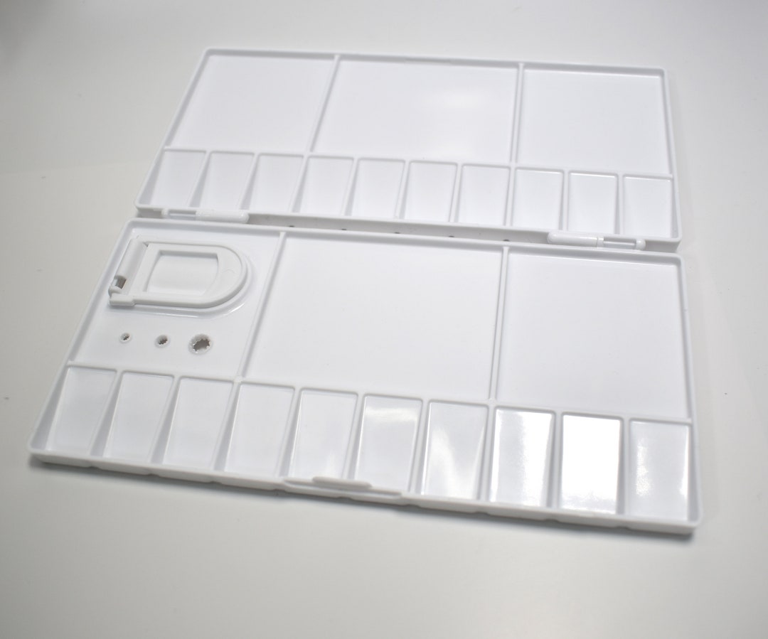 Paints - Plastic Mixing Palette for Watercolor 25 Cells - Etsy