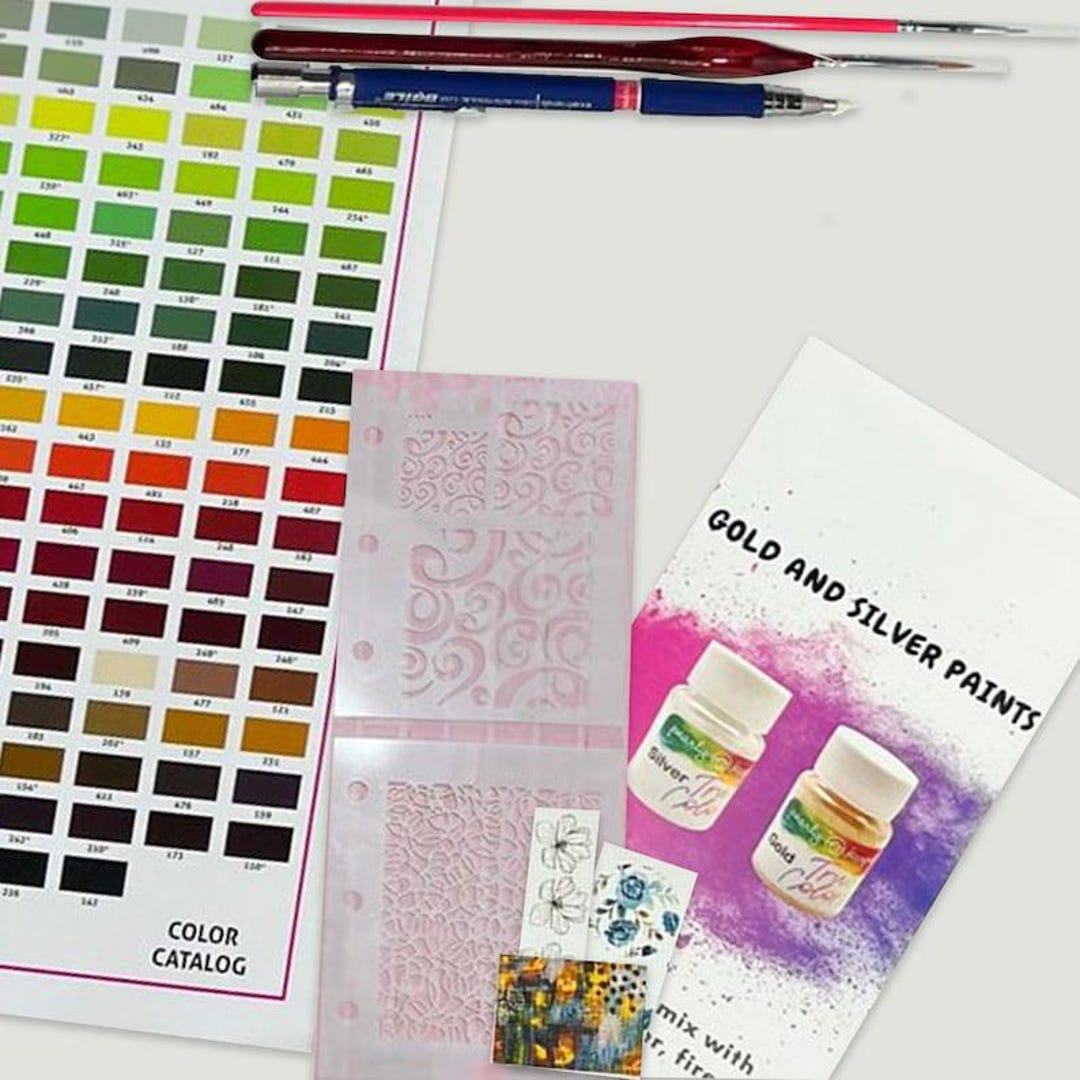 Course and Material Kit, Professional Enameling Kit, Enameling Supplies ...