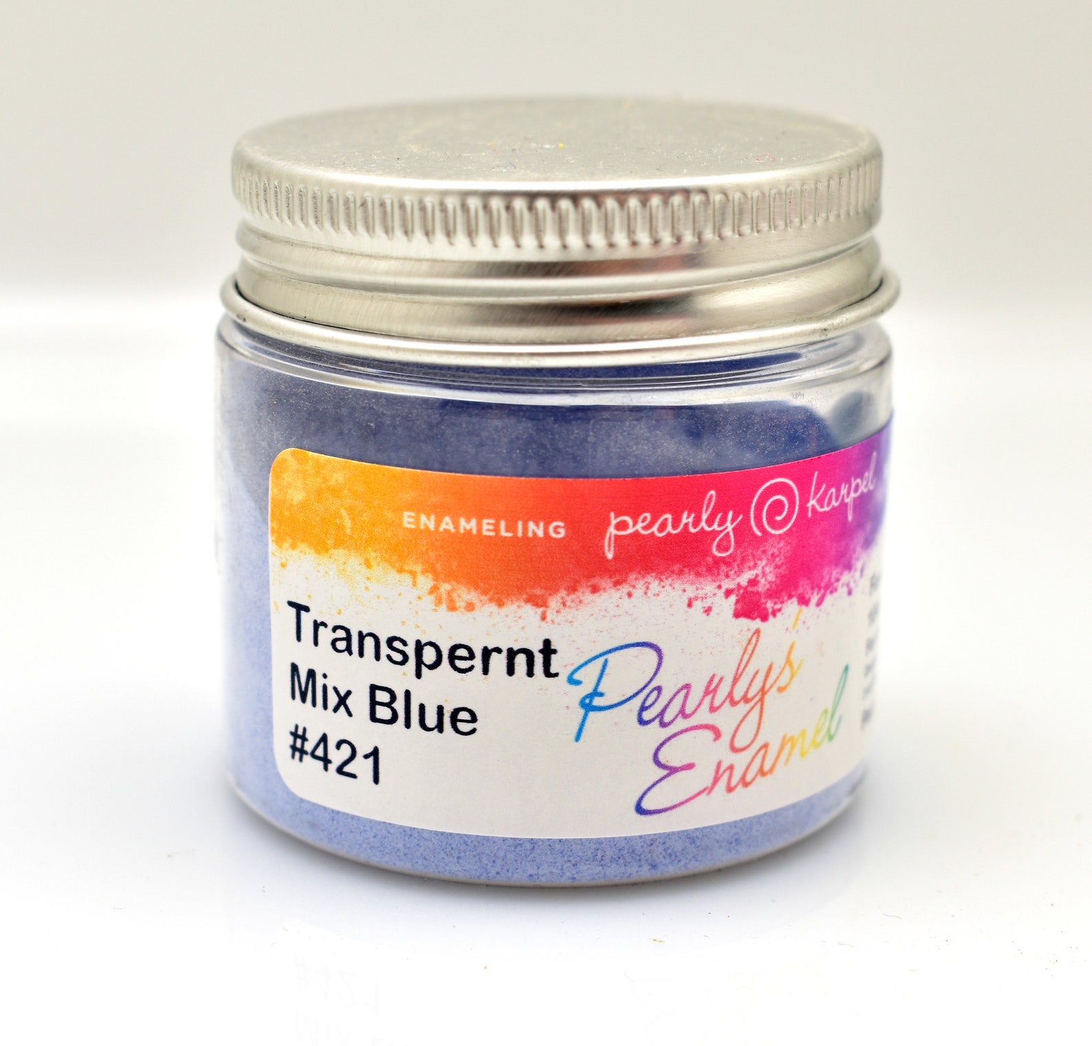 Pearly's Enamel Powder No. 421 Transparent Mix Blue 3oz. | Etsy