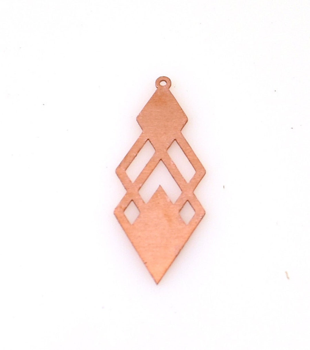 Copper Blanks - 444# Geometric Copper Blank - 24 Gauge, Solid - Etsy ...