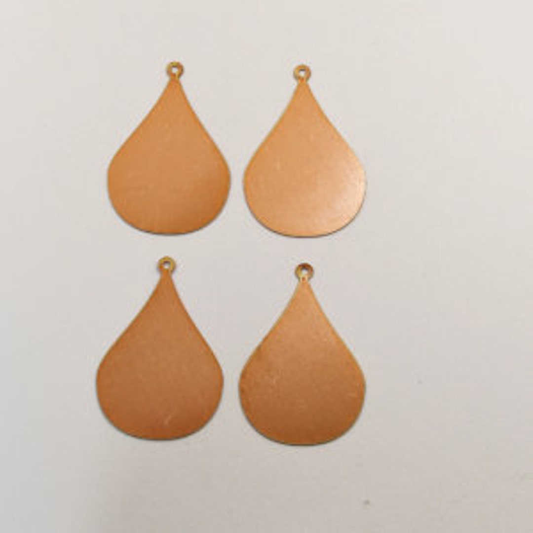 Copper 233 Drop Copper Blank, 24 Gauge, Solid - Etsy