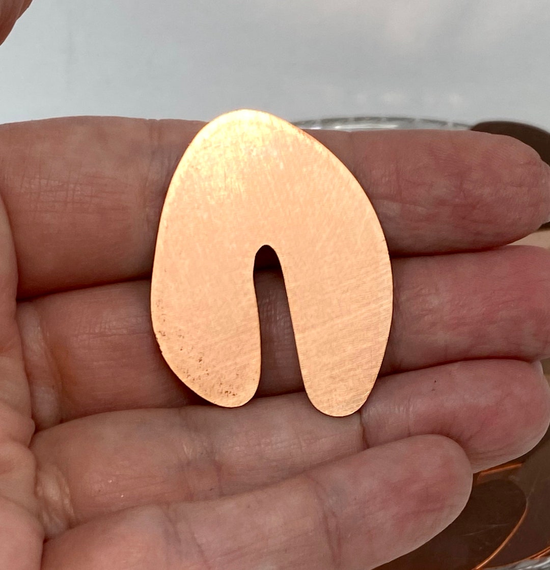 Copper Blanks - 664# Copper Blank, Stamped Solid Copper, Round Stamping ...