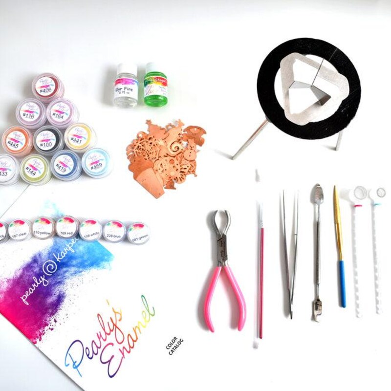 Enamel Jewelry - Etsy