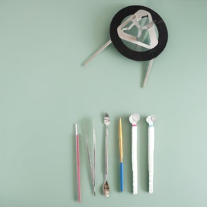 Basic Beginner's Kit for Torch Fire Enameling, Kit for Enamel Work ...