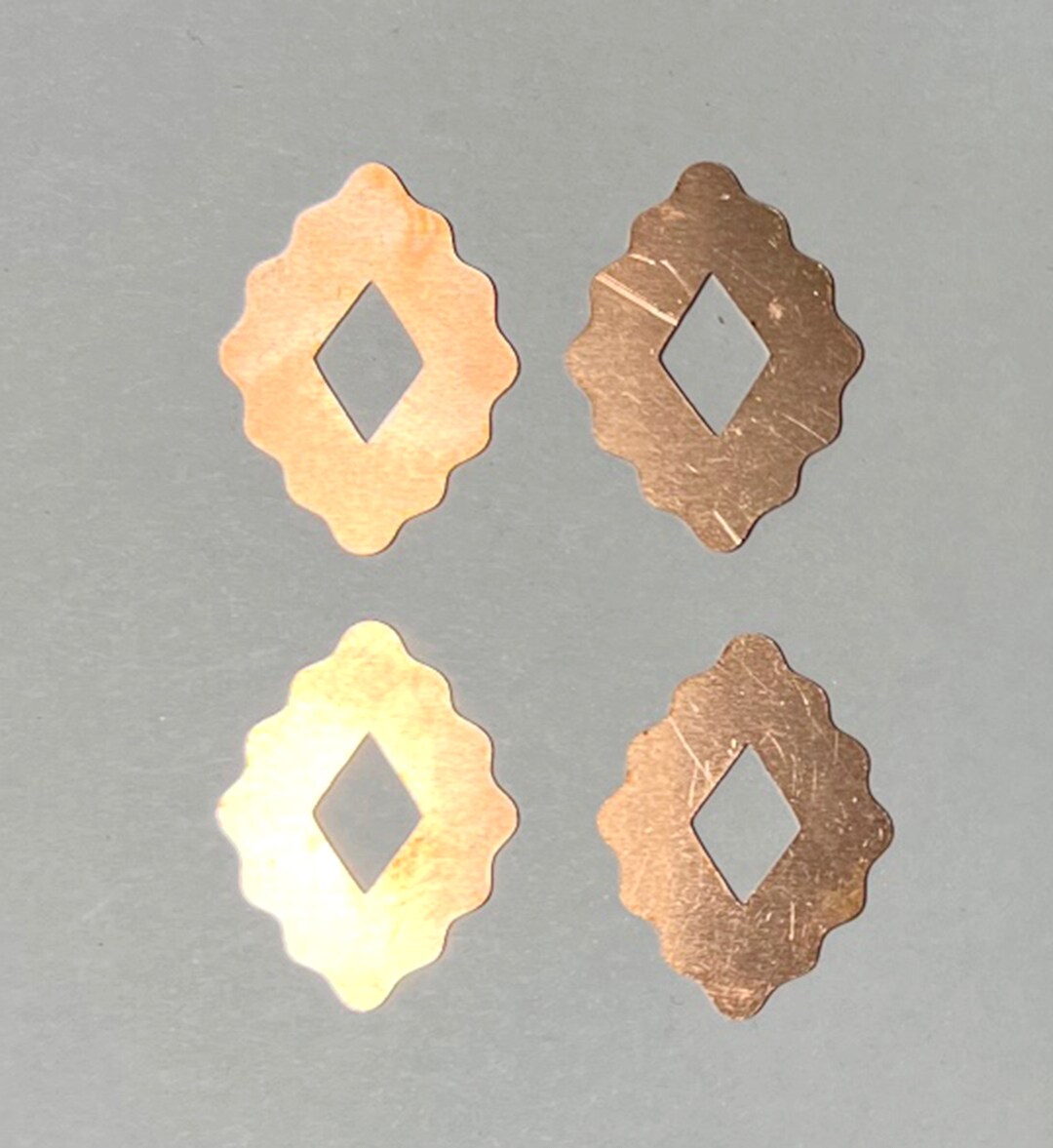 Copper Blanks - 707# New - Abstract Copper Blank , Stamped Enamel ...