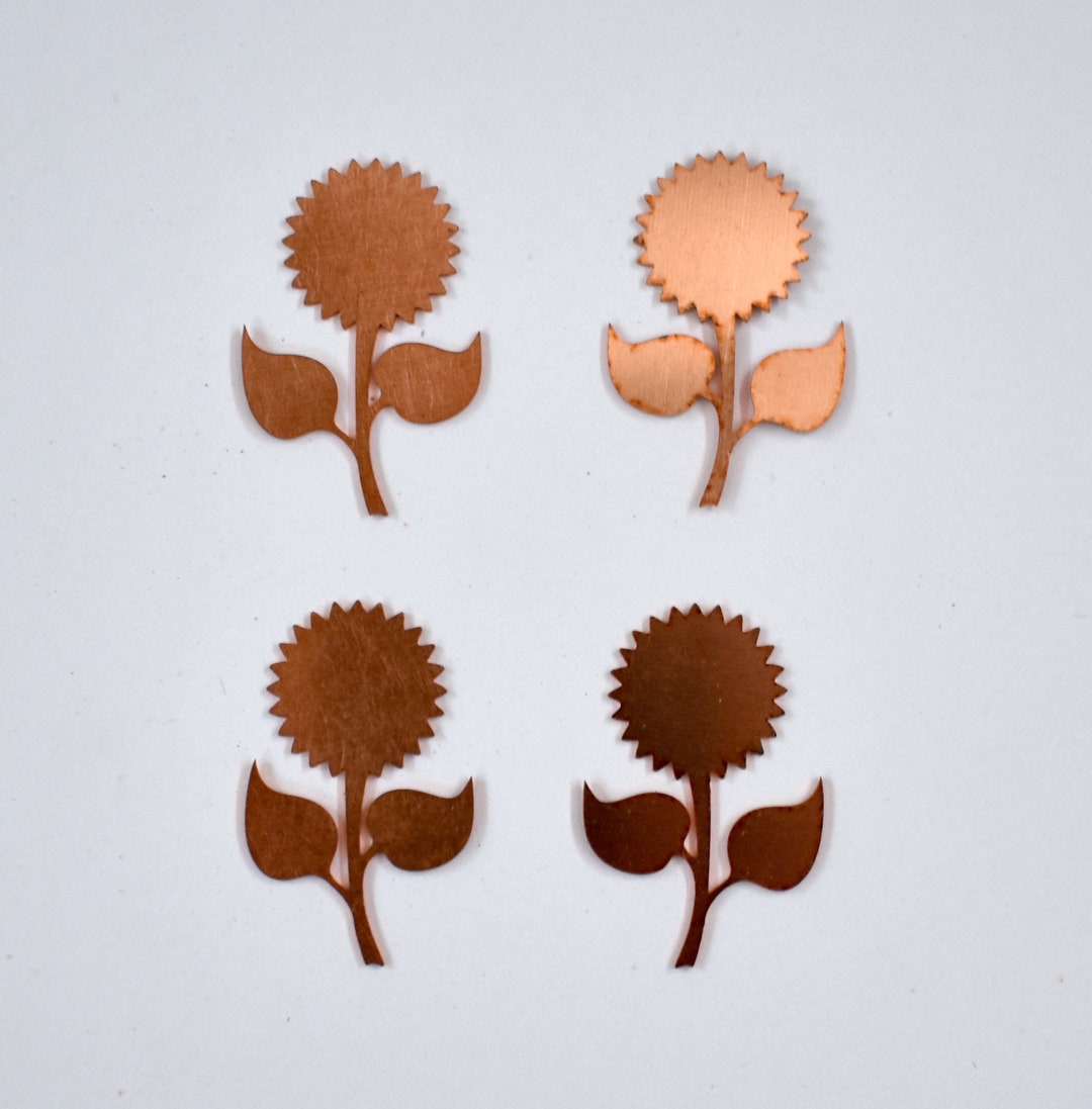Copper 644 Flower Copper Blank 24 Gauge, Raw Solid - Etsy
