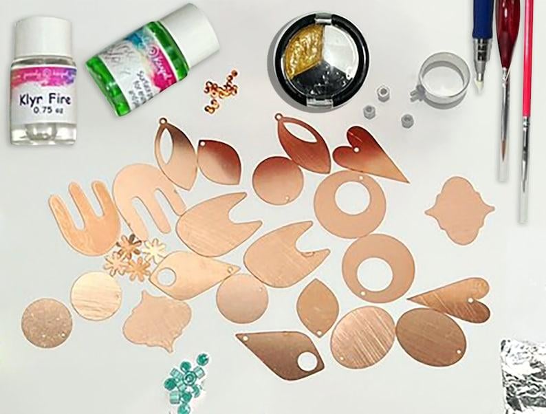 Course and Material Kit, Professional Enameling Kit, Enameling Supplies ...