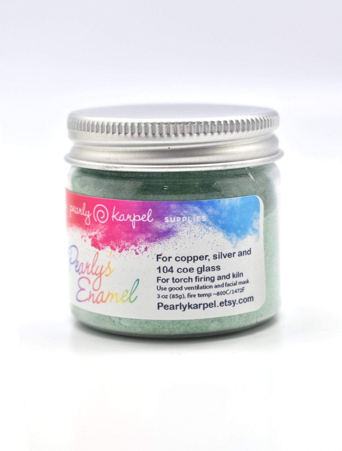 Pearly's Enamel Powder No. 325 Transparent Bright Green - Etsy