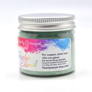 Pearly's Enamel Powder No. 325 Transparent Bright Green 3oz. (85gr ...