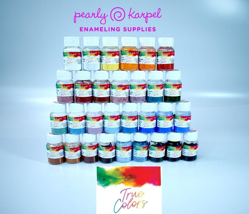 Enamel Painting Kit for Beginners, Beginner Enameling Kit, Complete Set ...