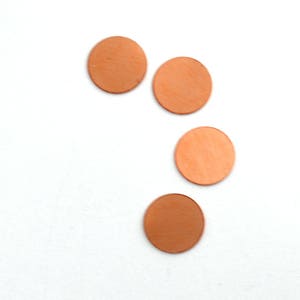 Copper 38 Round Copper Blank - Etsy
