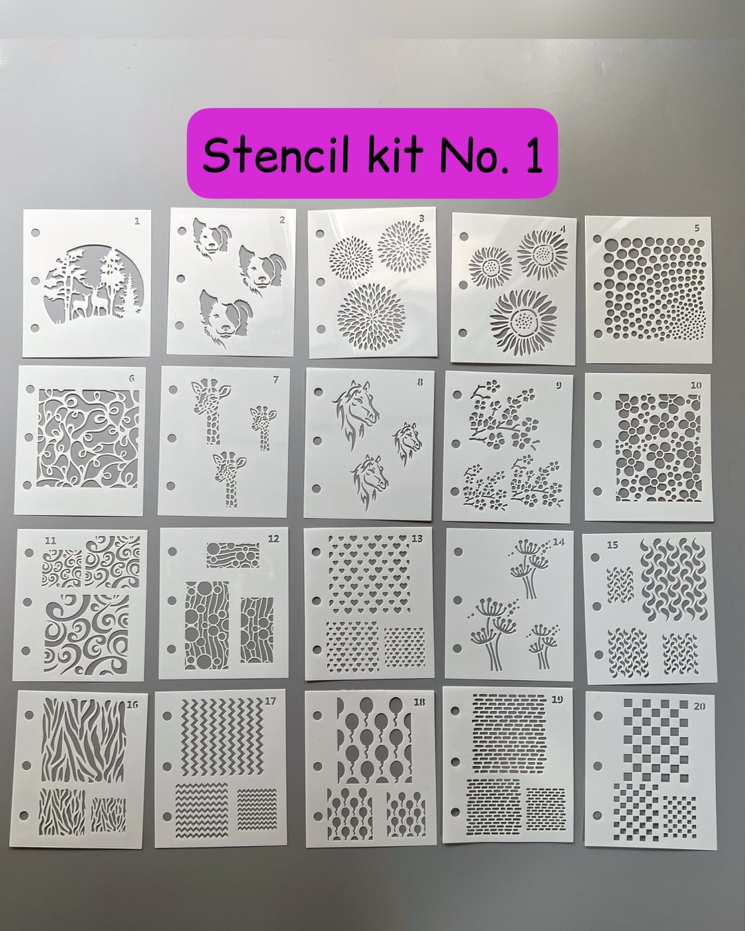 Enameling Supplies New - 4 Kits Available - 20 Different Designs ...