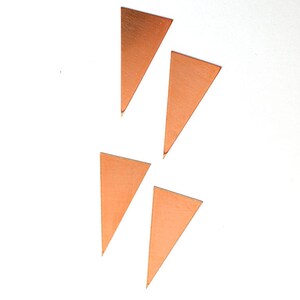 Copper 54 Triangle Copper Blankstamped Solid Copperround - Etsy