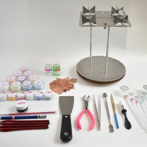 Deluxe Beginner's Enameling Kit for Torch Firing, Enamel for Kiln Torch ...