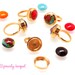 Interchangeable Ring,diy Stainless Steel Bead Holder, Ring Bead ...