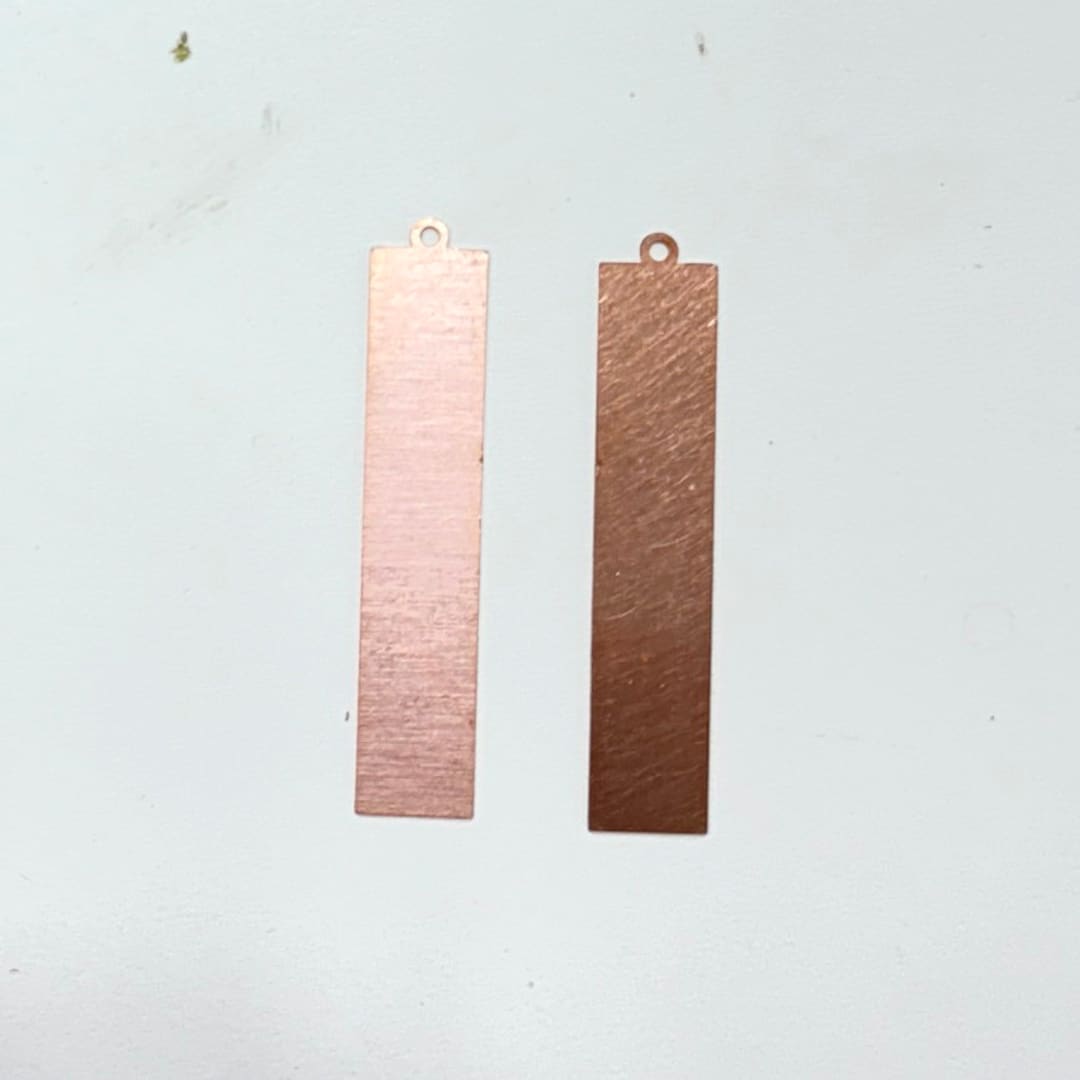 Copper Blanks - 914# Rectangle ,copper Blank Pack of 4- 24 Gauge, Solid ...
