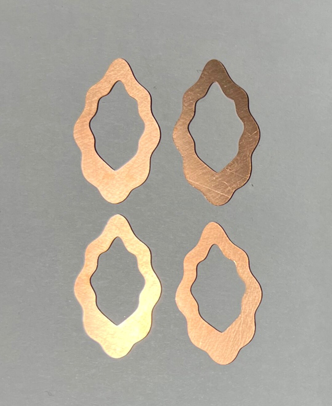 Copper Blanks - 709# New - Abstract Copper Blank , Stamped Enamel ...