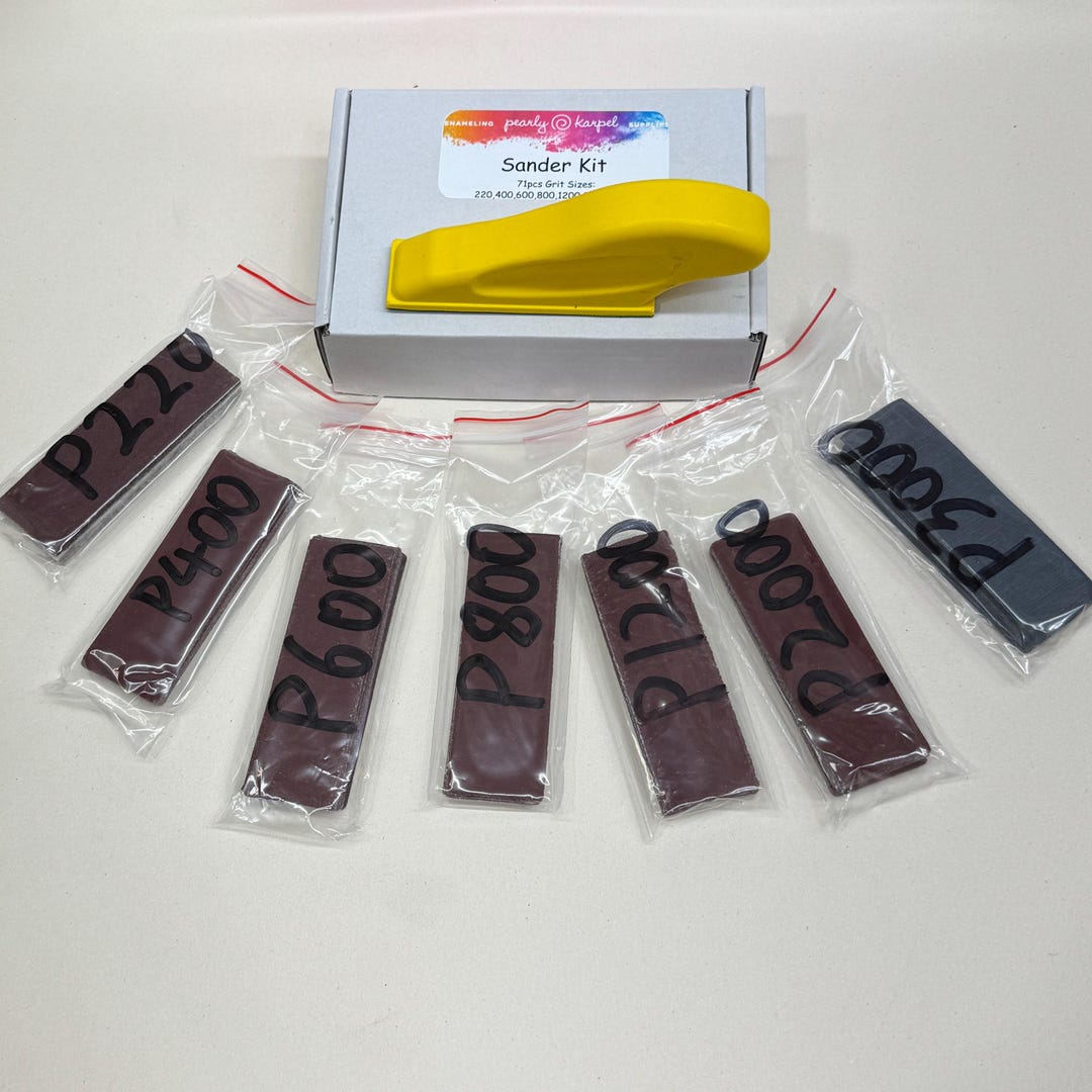 Micro Sander for Small Projects Finger Sander for Crafts With 71pcs 3.5 ...