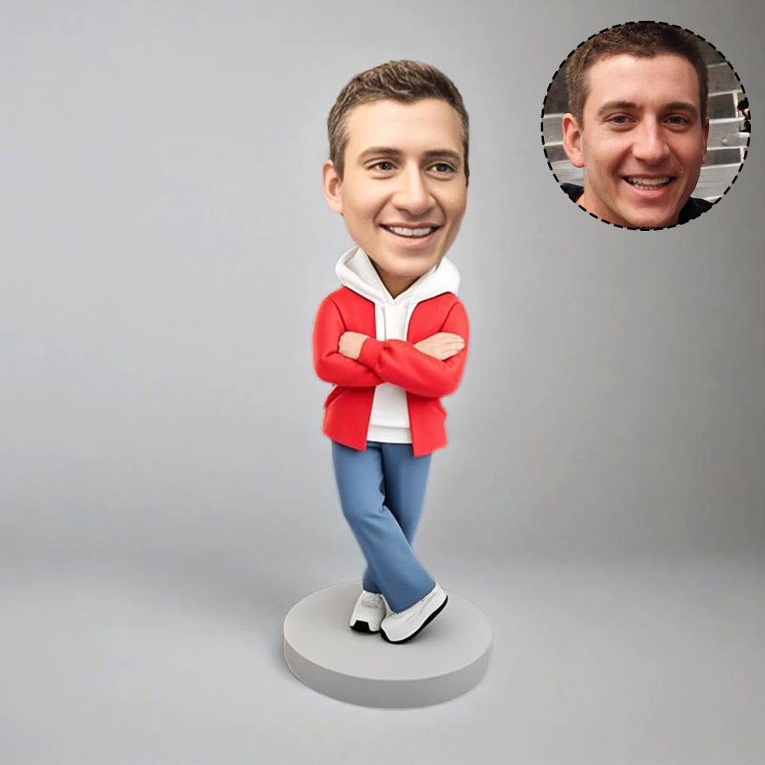 Custom 3D Printed Figurine From Photo, Desk Accessories Bobbleheads ...