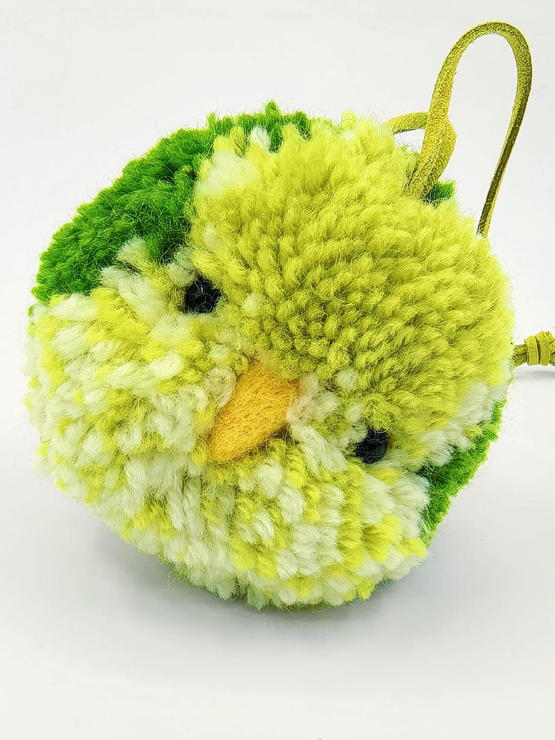 Custom Crochet Bird Plushie From Photo, Handmade Yarn Bird Keychain ...