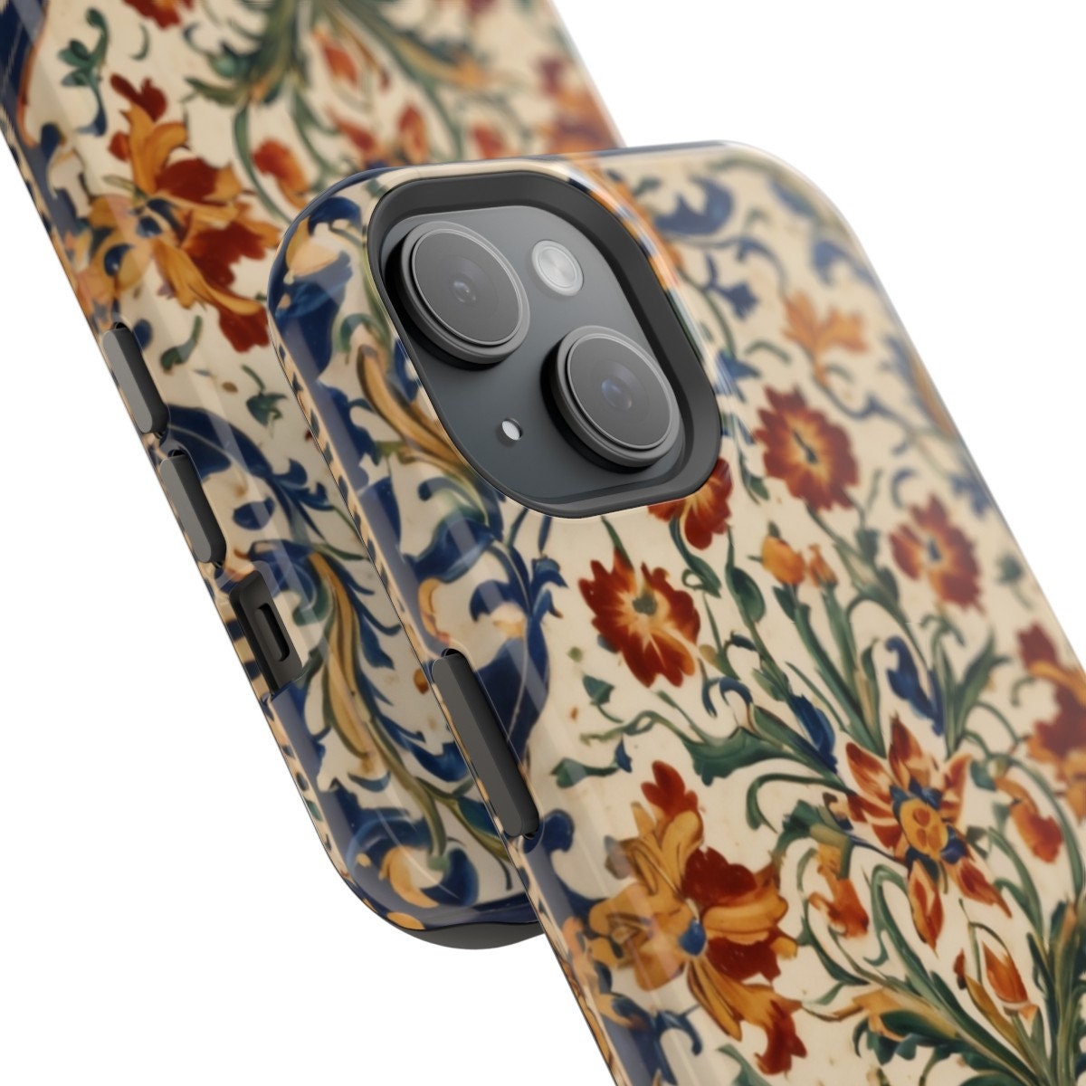 Earth-inspired Azulejos iPhone Tough Case With Mediterranean Tile ...