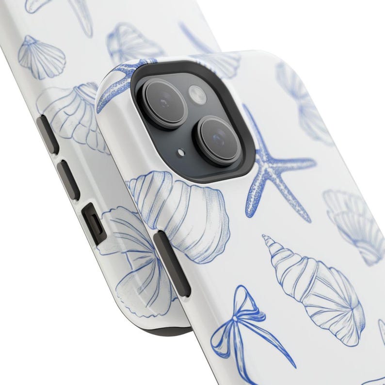 Coastal Coquette Phone Case: Seashells, Starfish, Bows, Impact ...