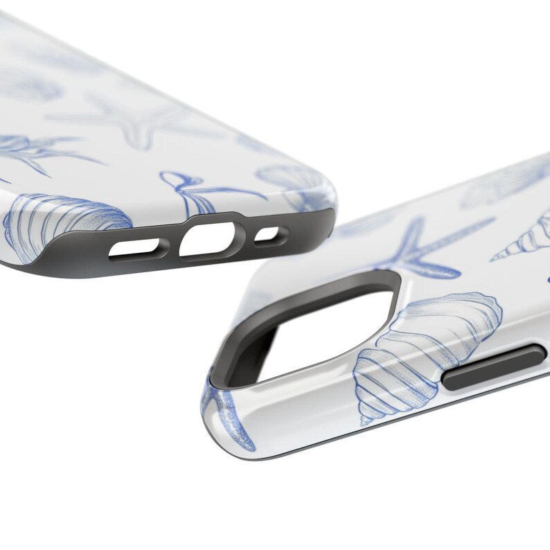 Coastal Coquette Phone Case: Seashells, Starfish, Bows, Impact ...