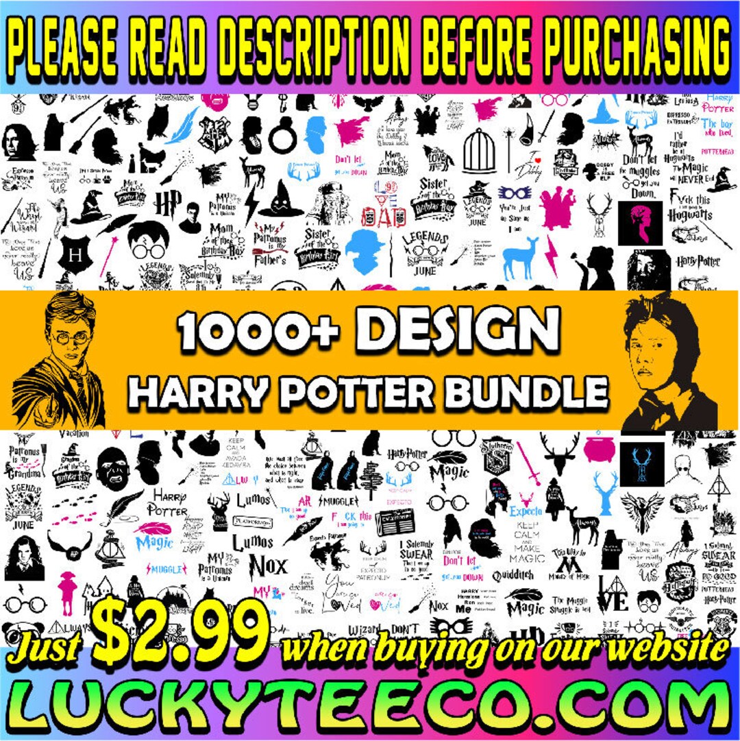 1000 Harry Potter Svg Bundle, Harry Potter Svg, Harry Potter Vector ...
