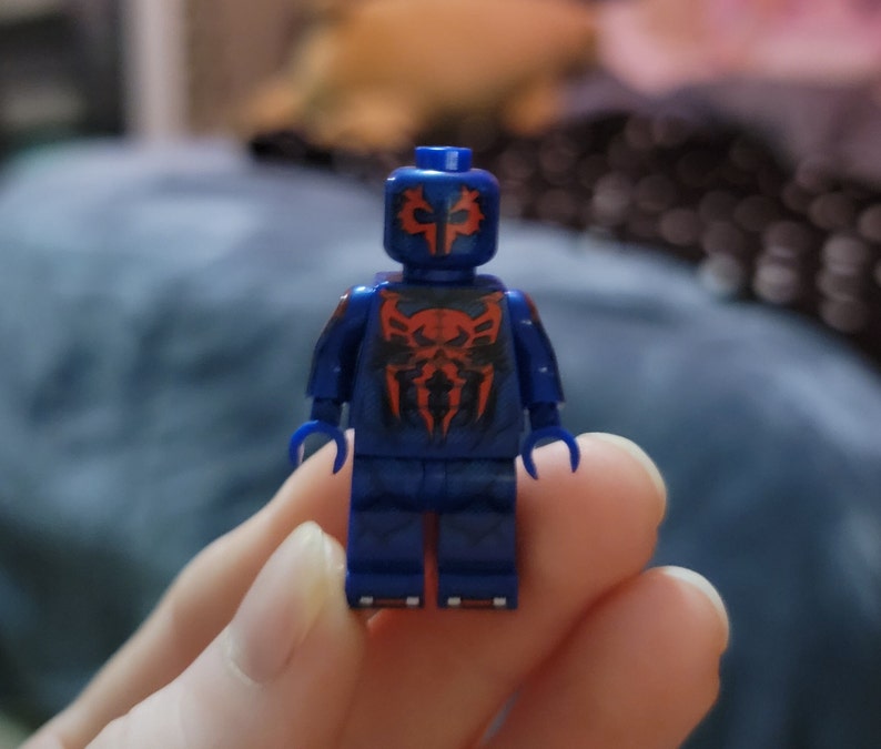 Lego Spider-man 2099 Super Heroes Minifigure Custom Rare Spiderman ...