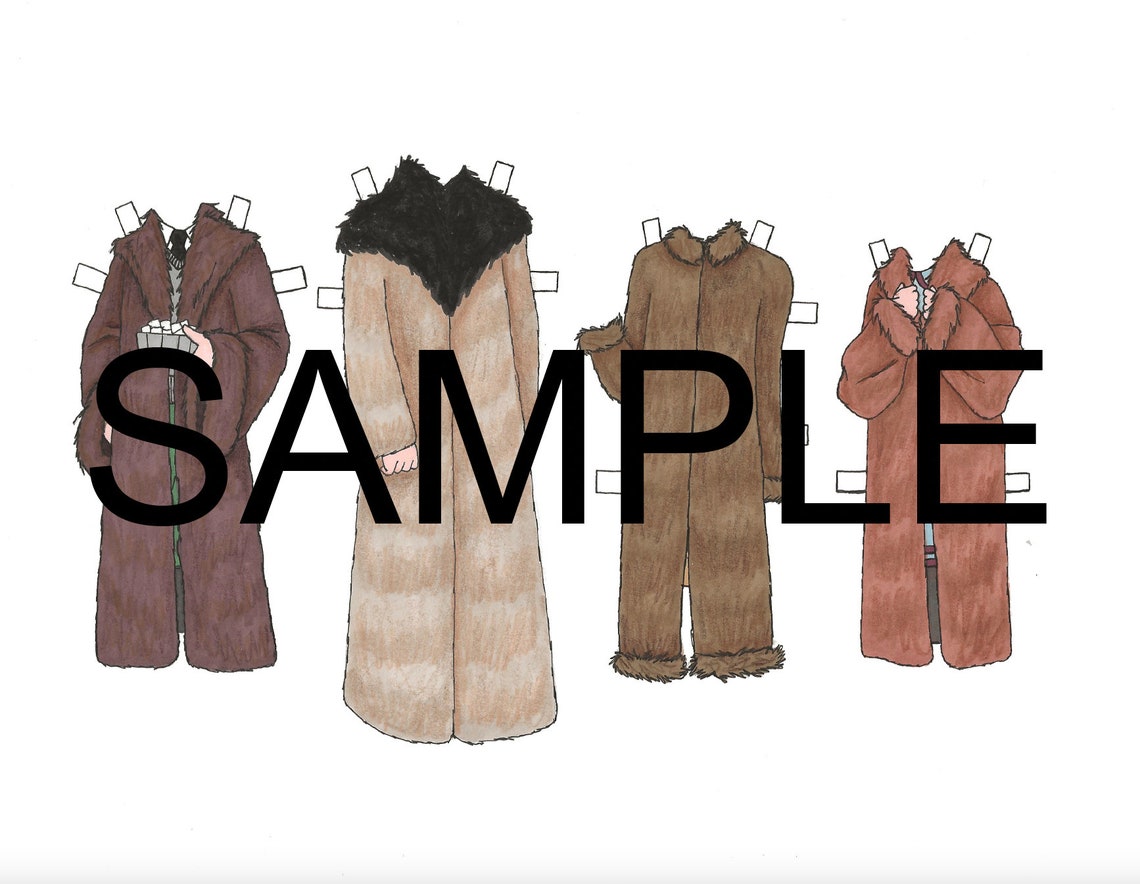 CHRONICLES OF NARNIA | Paper Doll Printable | the Lion the Witch and ...