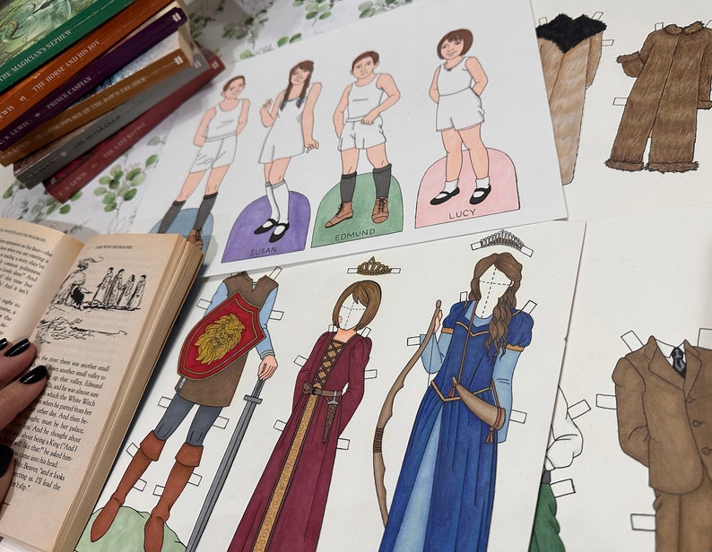 CHRONICLES OF NARNIA | Paper Doll Printable | the Lion the Witch and ...