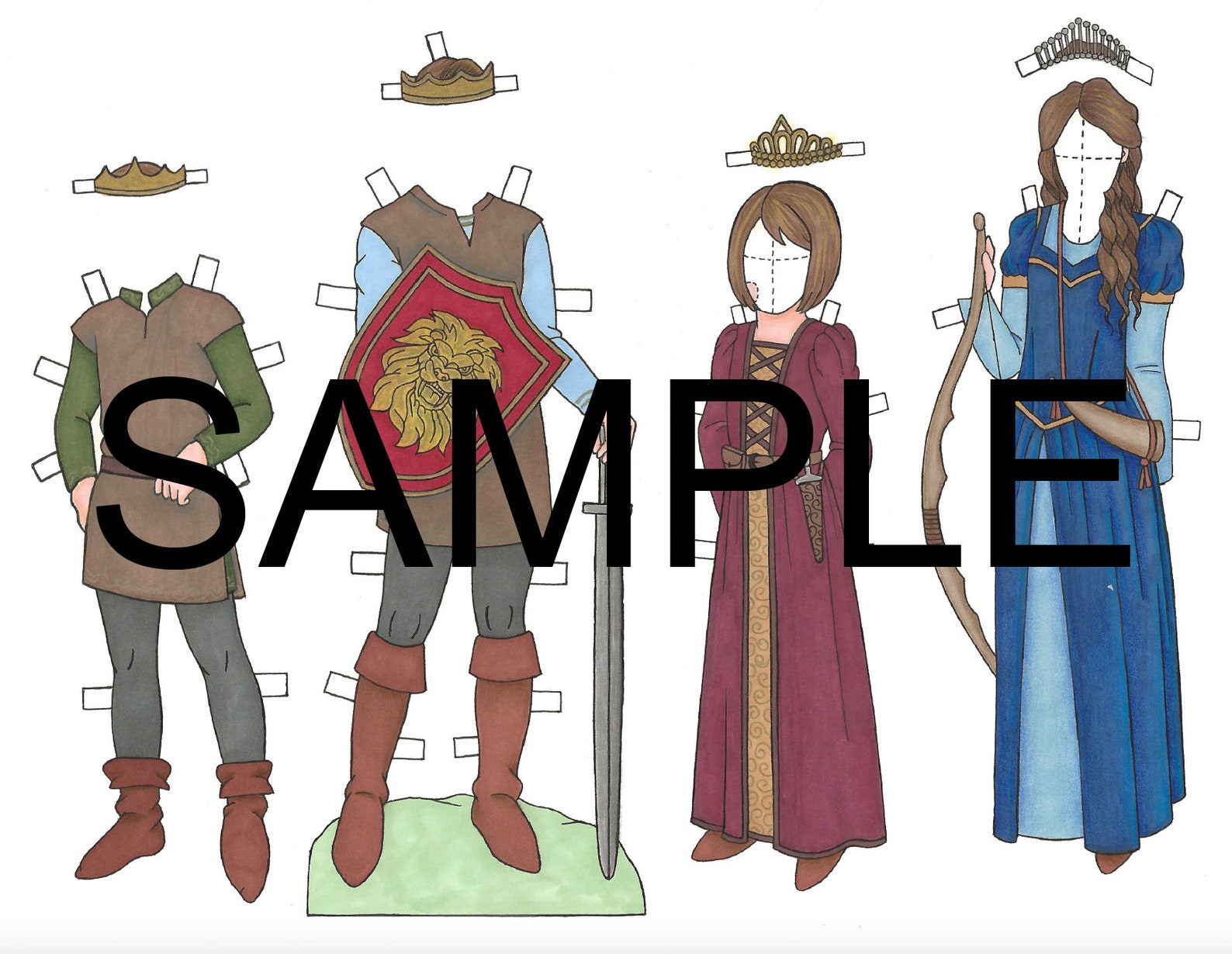 CHRONICLES OF NARNIA | Paper Doll Printable | the Lion the Witch and ...