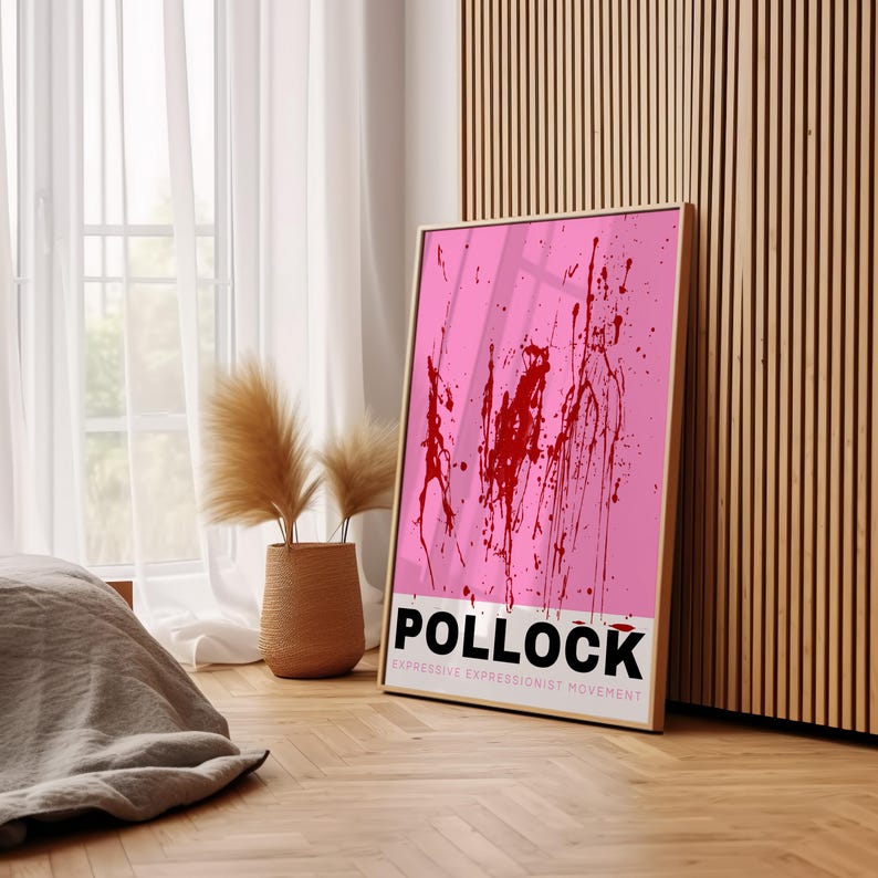 Pollock Poster, Jackson Pollock Print, Pollock Wall Art, Modern Wall ...