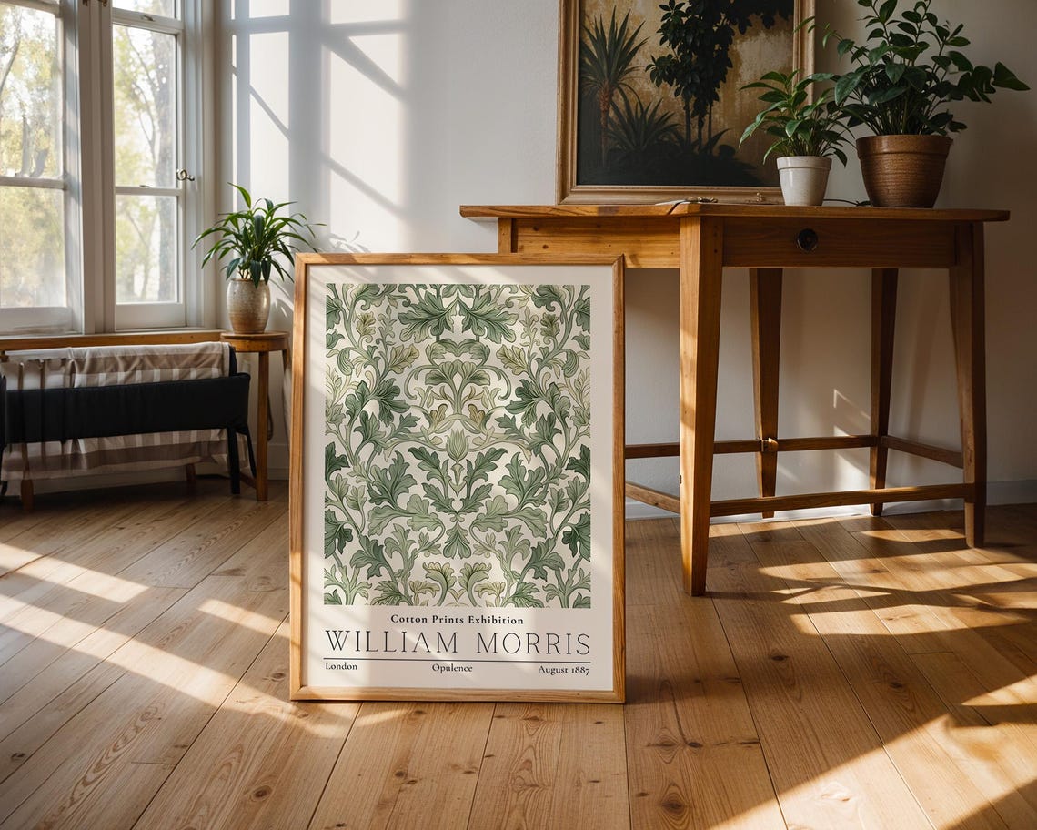 William Morris Poster, Morris Print, Vintage Wall Art, Textile Wall Art ...