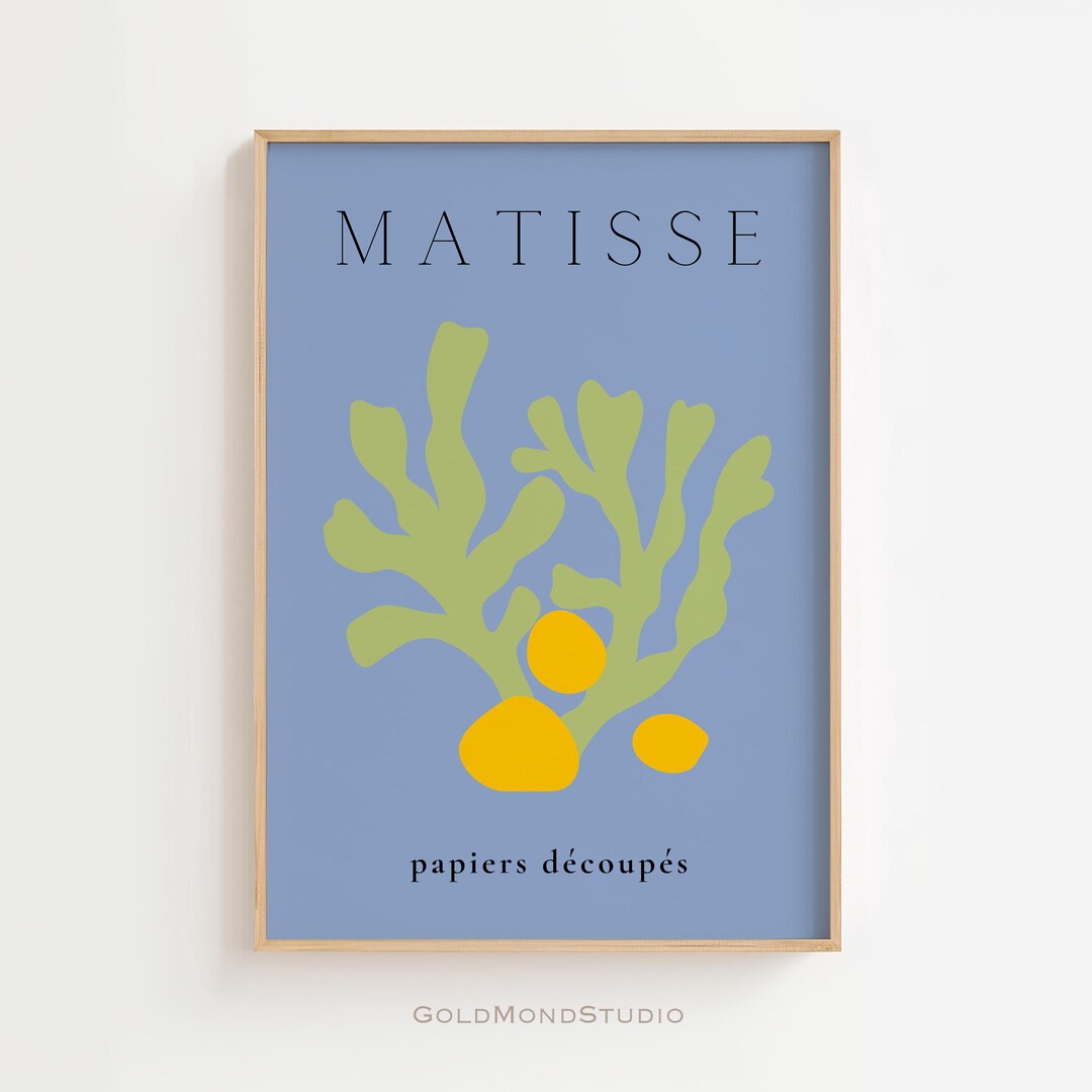 Matisse Poster, Henri Matisse Print, Matisse Cut Outs, Printable Wall ...