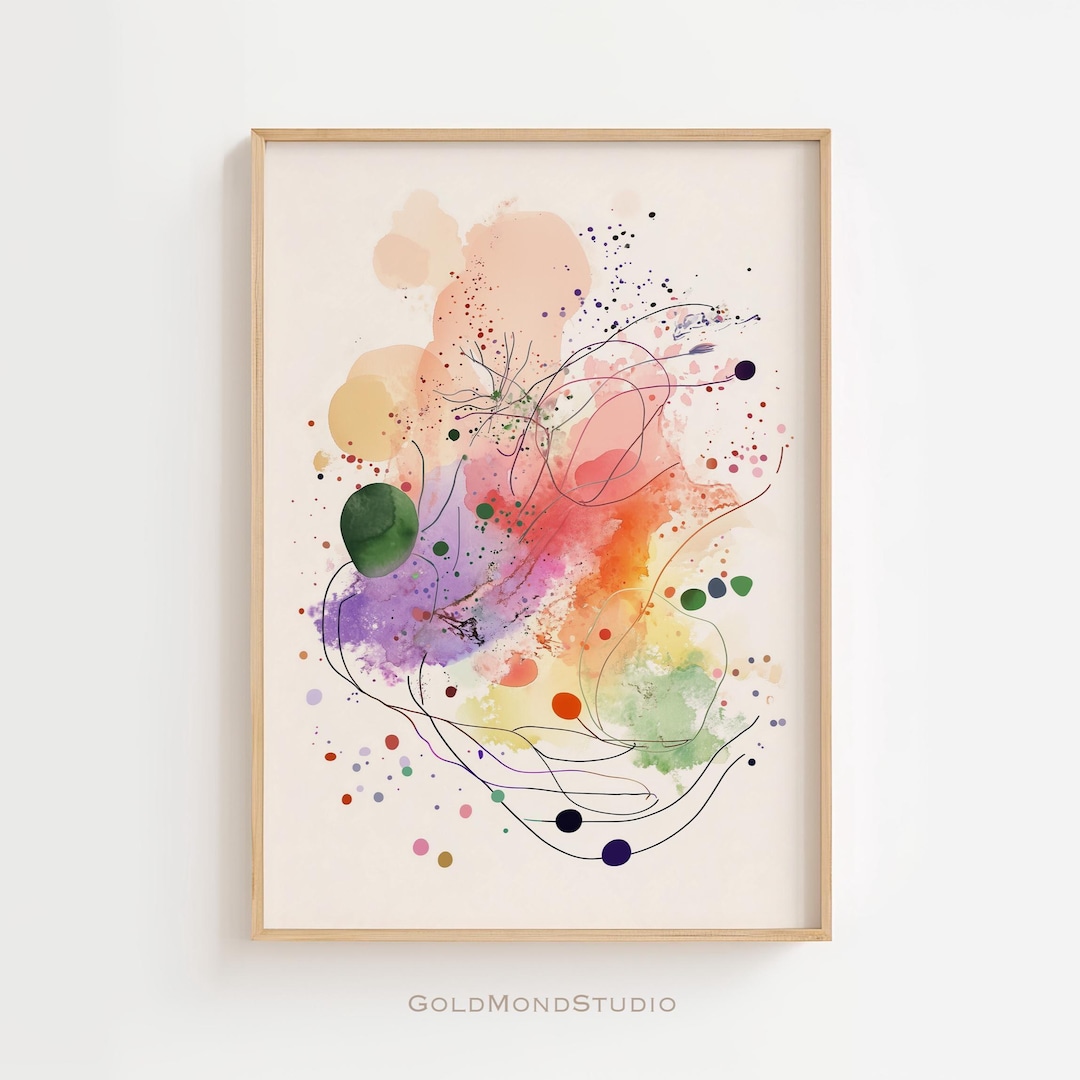 Abstract Printable Wall Art - Colorful Modern Wall Art - Minimalist Art ...