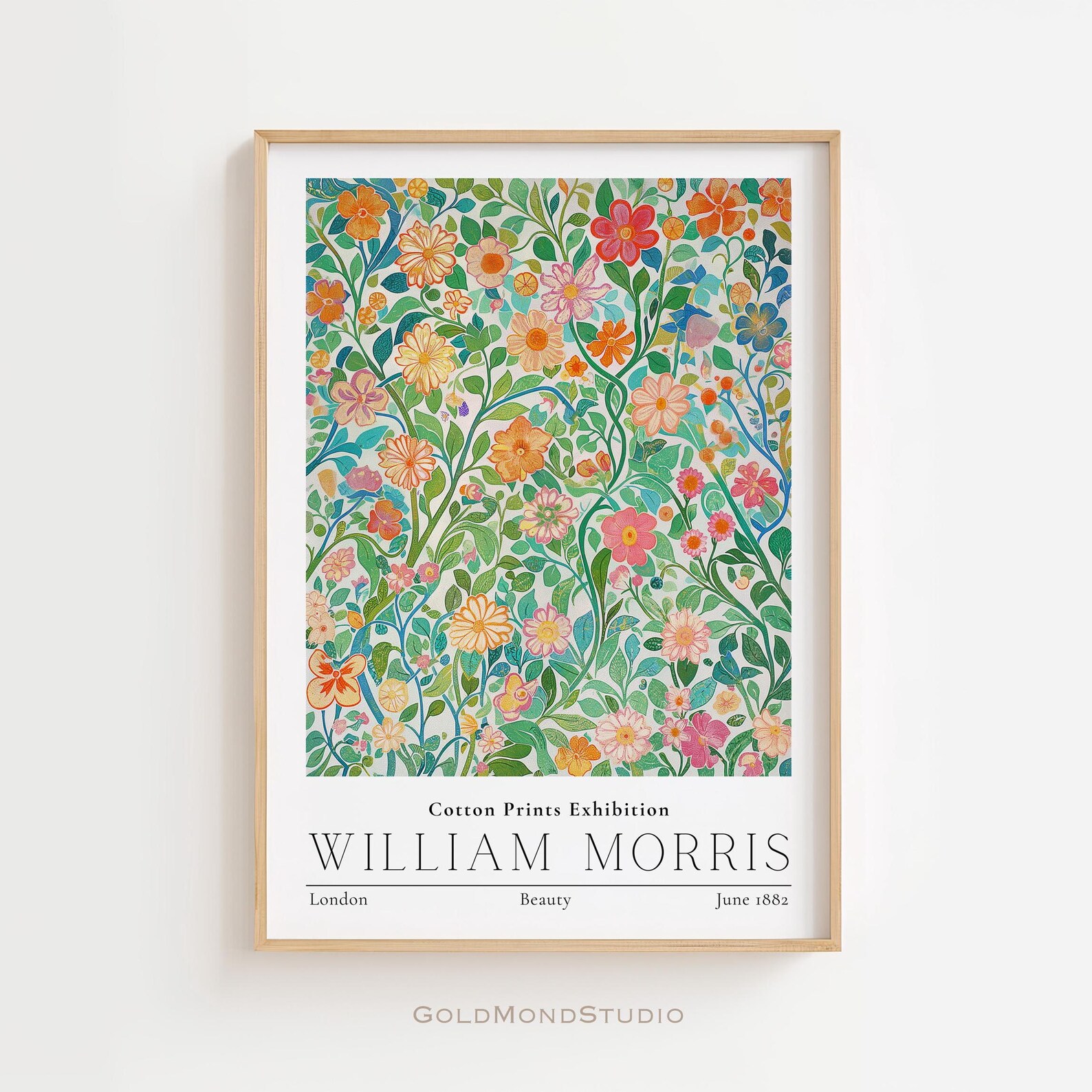 William Morris Poster, Morris Print, Vintage Wall Art, Textile Wall Art ...
