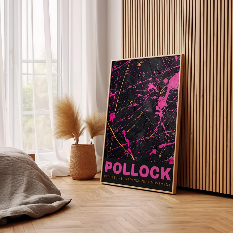 Pollock Poster, Jackson Pollock Print, Pollock Wall Art, Modern Wall ...