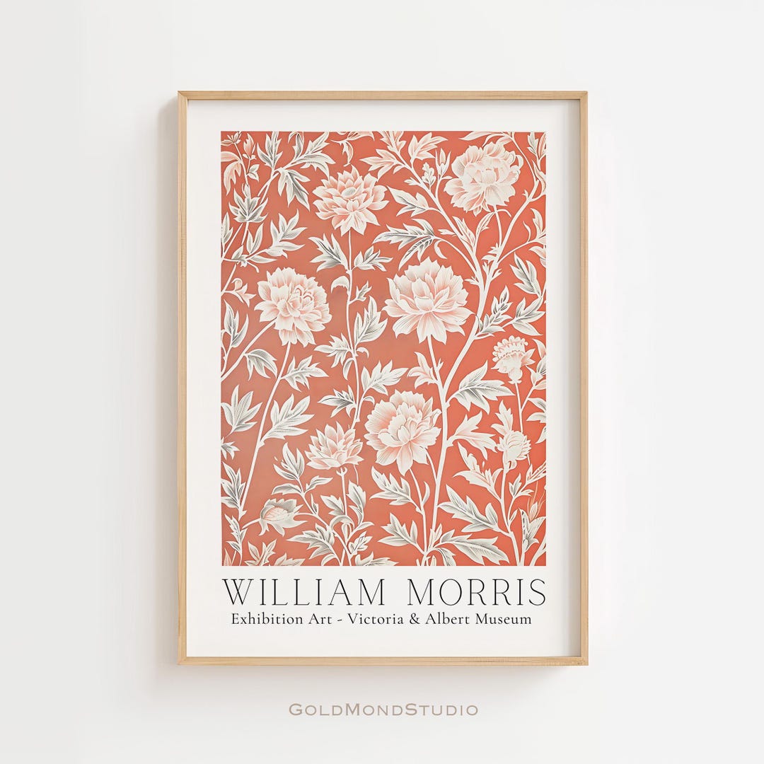 William Morris Poster, Morris Print, Vintage Wall Art, Floral Wall Art ...