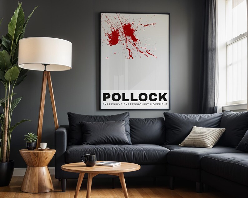 Pollock Poster, Jackson Pollock Print, Pollock Wall Art, Modern Wall ...