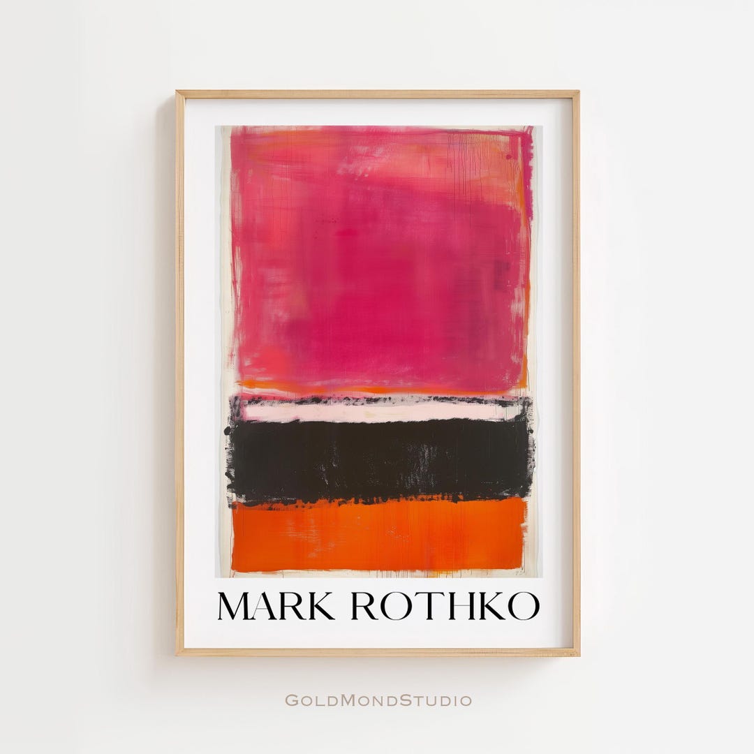 Mark Rothko Poster, Mark Rothko Print, Rothko Art, Printable Wall Art ...