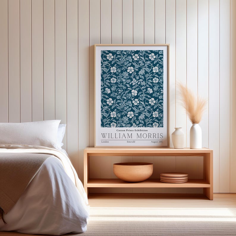William Morris Poster, Morris Print, Vintage Wall Art, Textile Wall Art ...