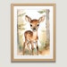 Woodland Animal Digital Prints, Nursery Wall Art, Nursery Decor, Forest ...