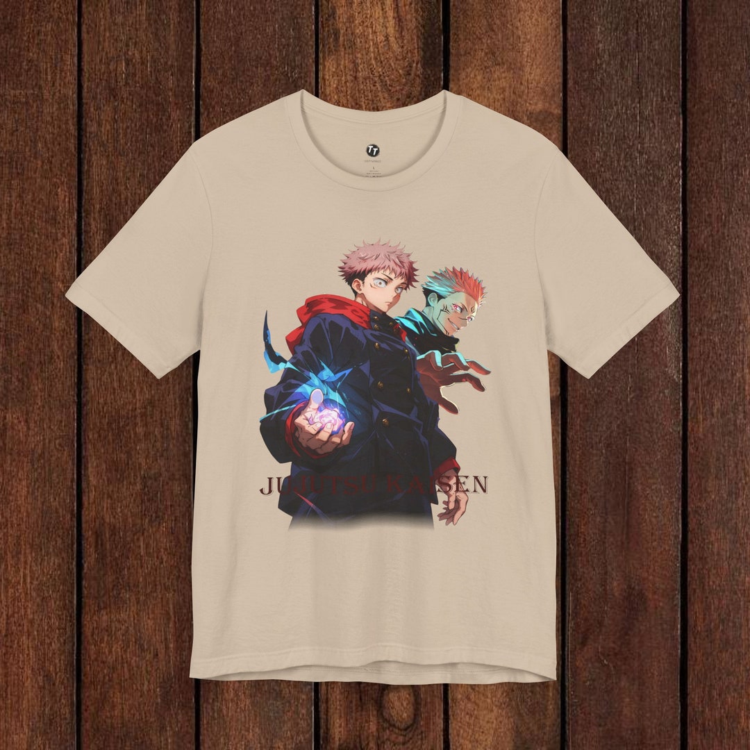 Jujutsu Kaisen Vintage Ultra Cotton Graphic Tee for Streetwear, Fashion ...