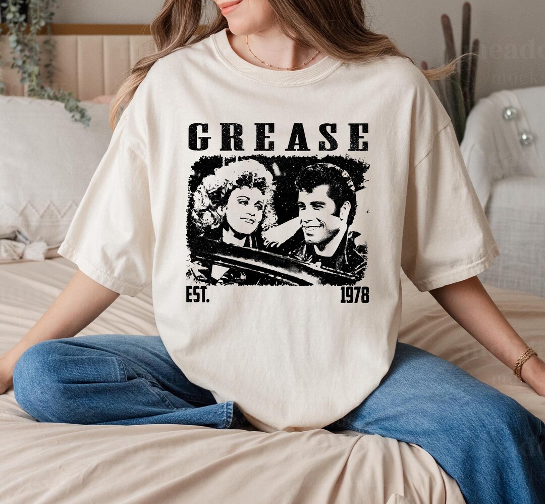 Grease Shirt, Grease Movie Shirt, Retro Film Shirt, Vintage Shirt ...